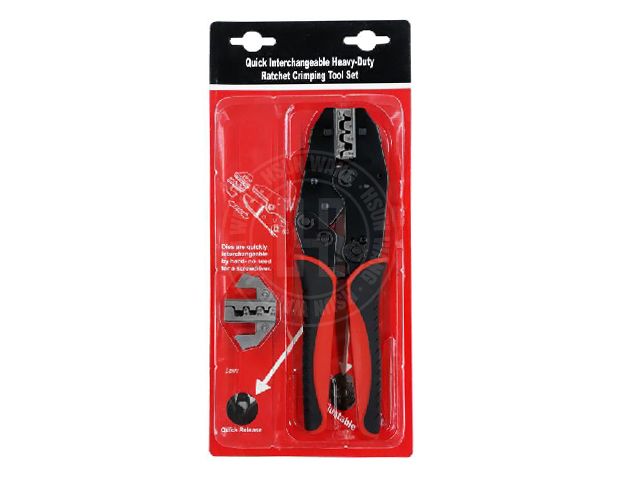 3PCE Quick Change Ratchet Crimper Kit / Item No: JBJA13